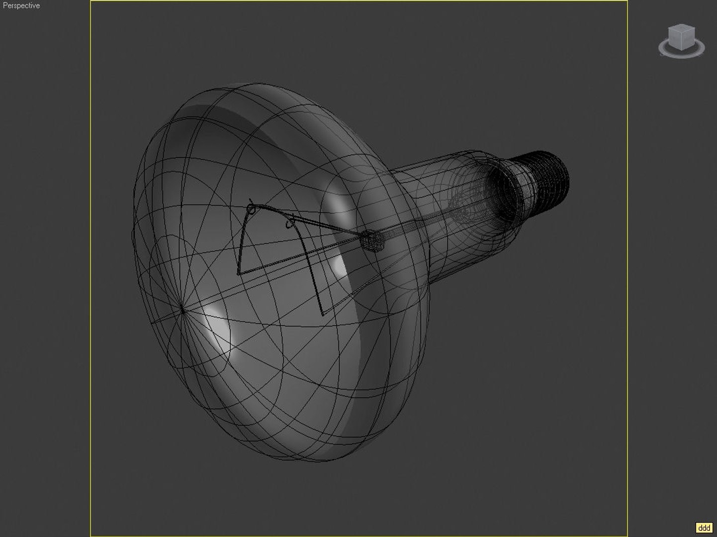 Spot Light Bulb Reflection 3d Model