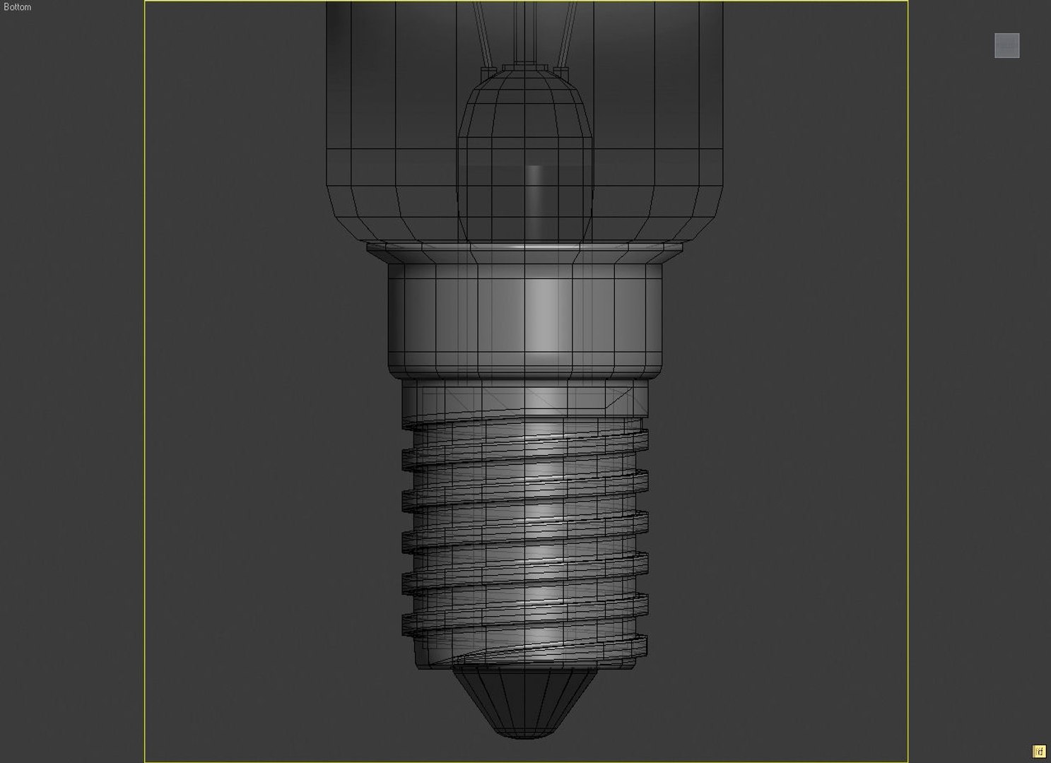 Spot Light Bulb Reflection 3d Model