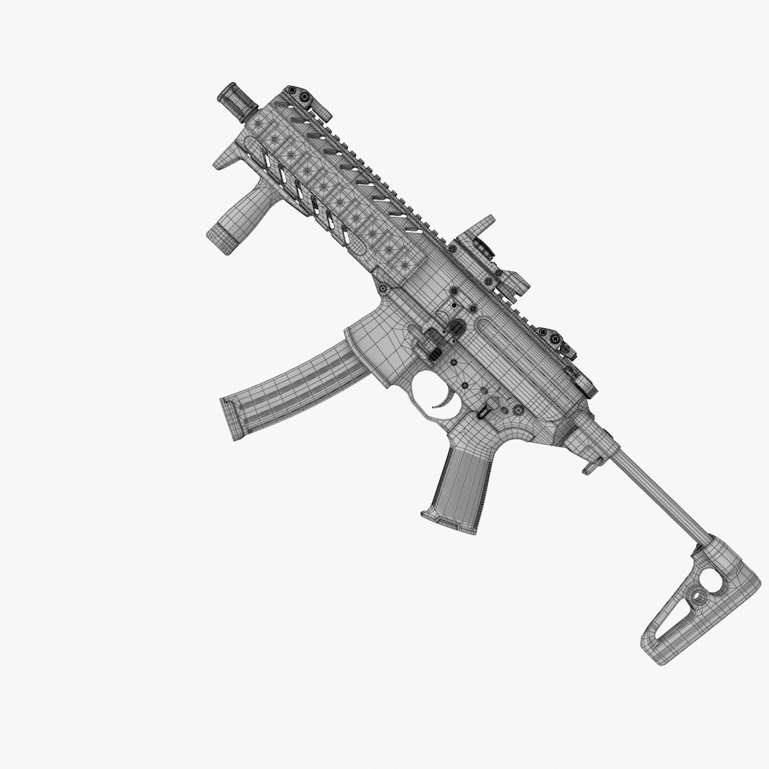 Gun sig sauer mpx model - TurboSquid 1211922