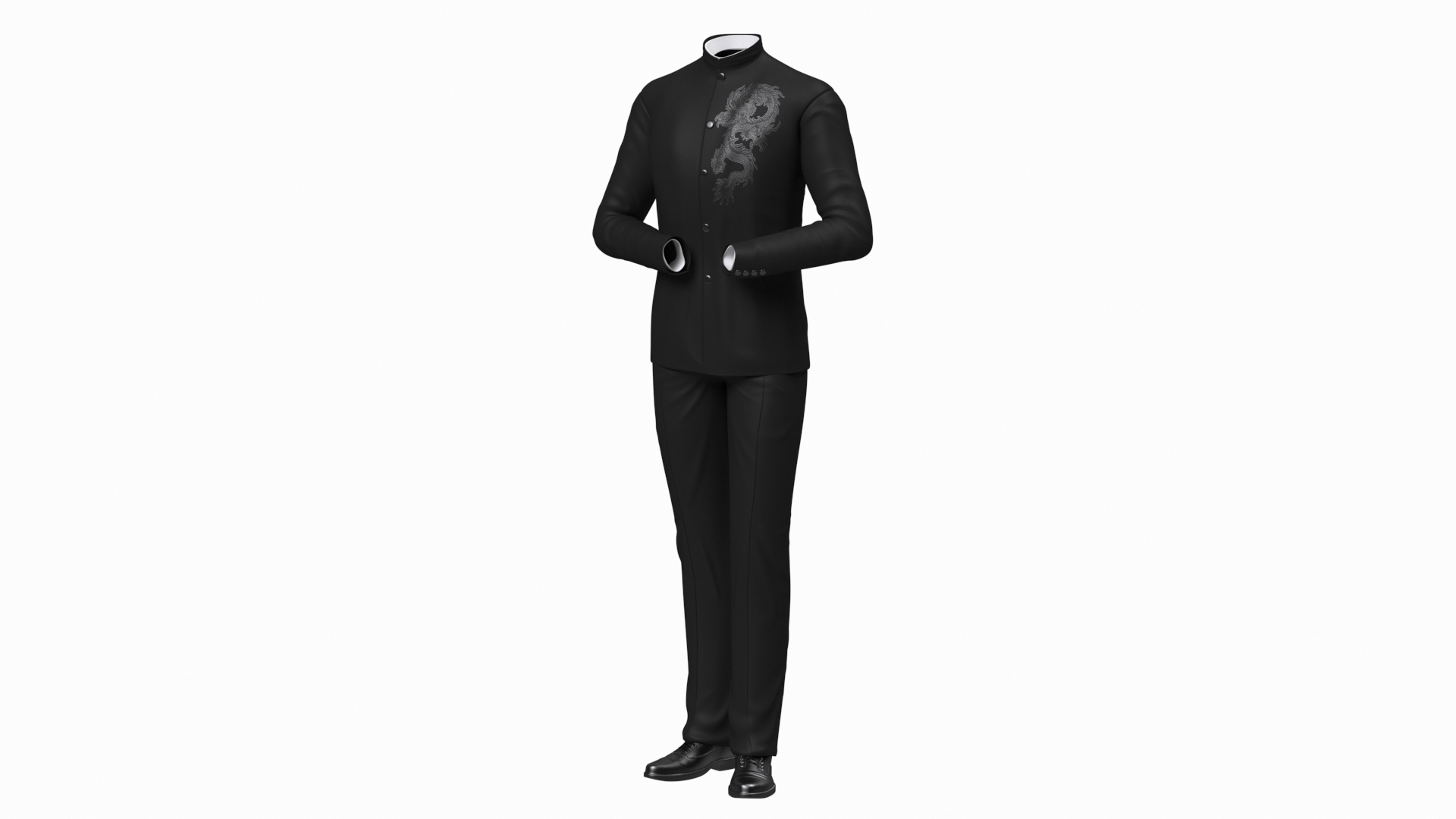 3D Tunic Business Suit - TurboSquid 1816677