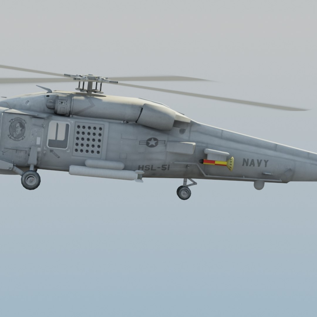 Sh60b Navy 3d Model