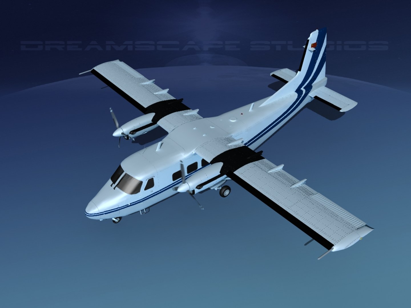 3D Model Aircraft Harbin Y-12 Ii - TurboSquid 1154231