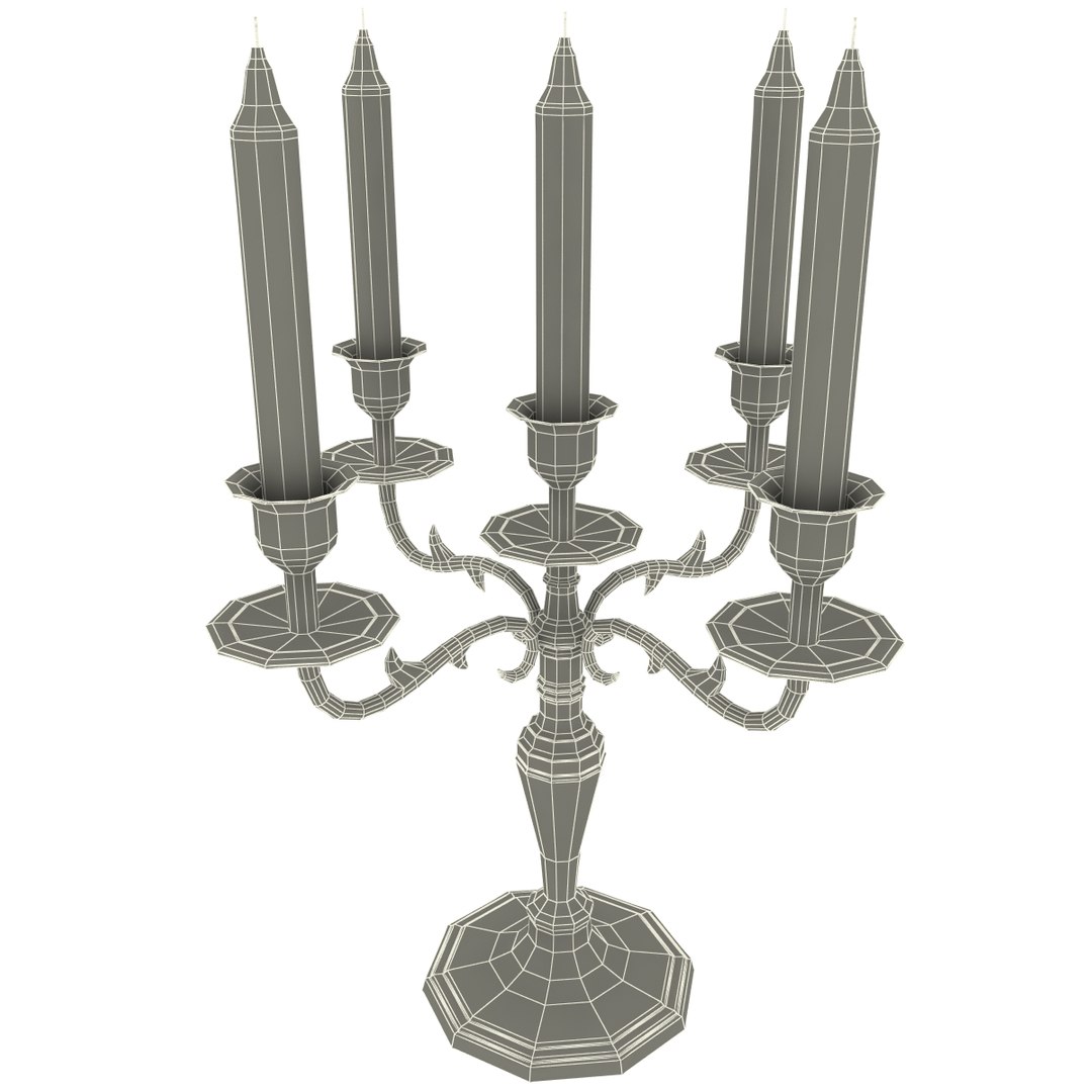 Candlestick V3 3d Model