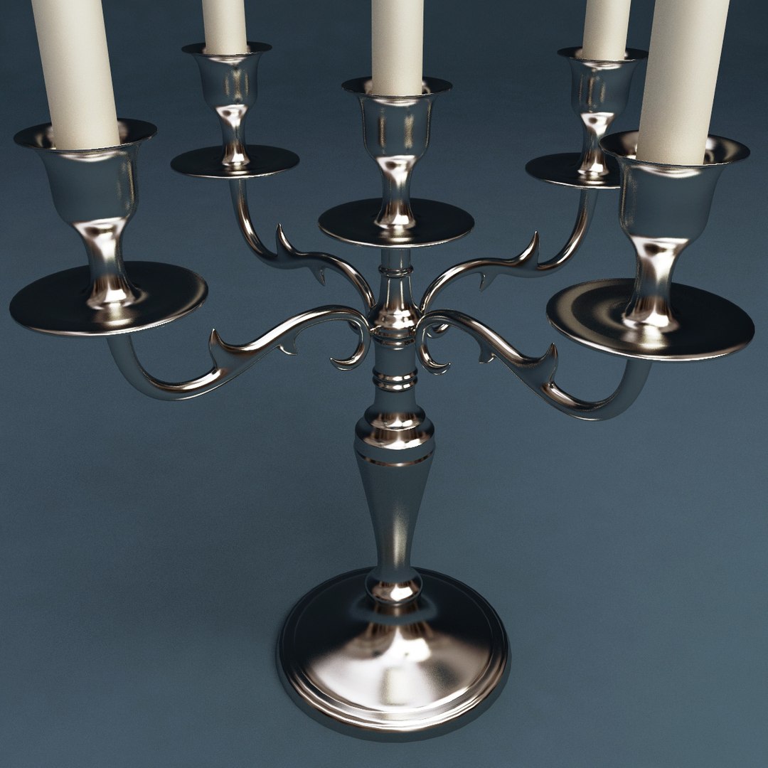 Candlestick V3 3d Model