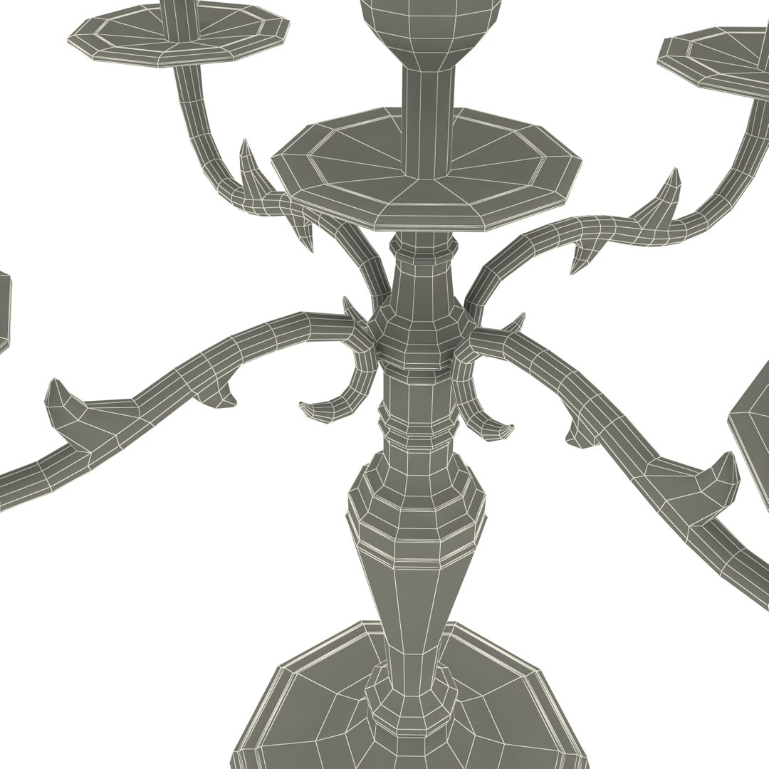 Candlestick V3 3d Model