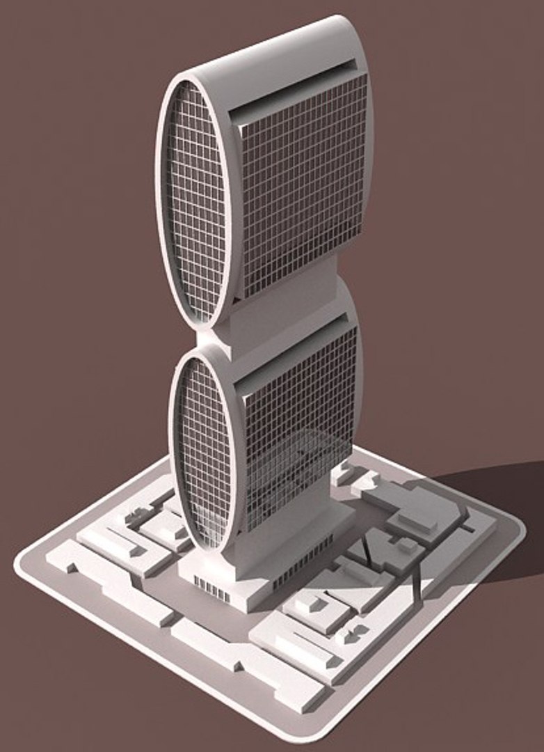 3d Model Future Building 02