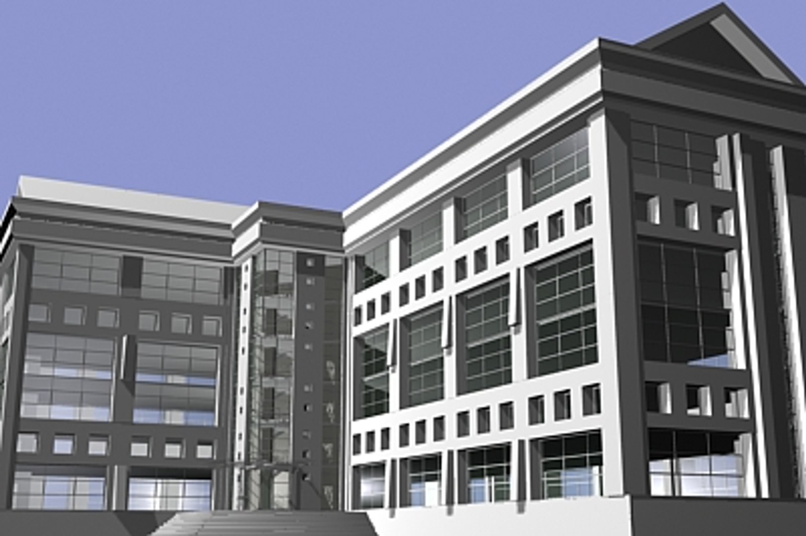 3d Model Of Office Building