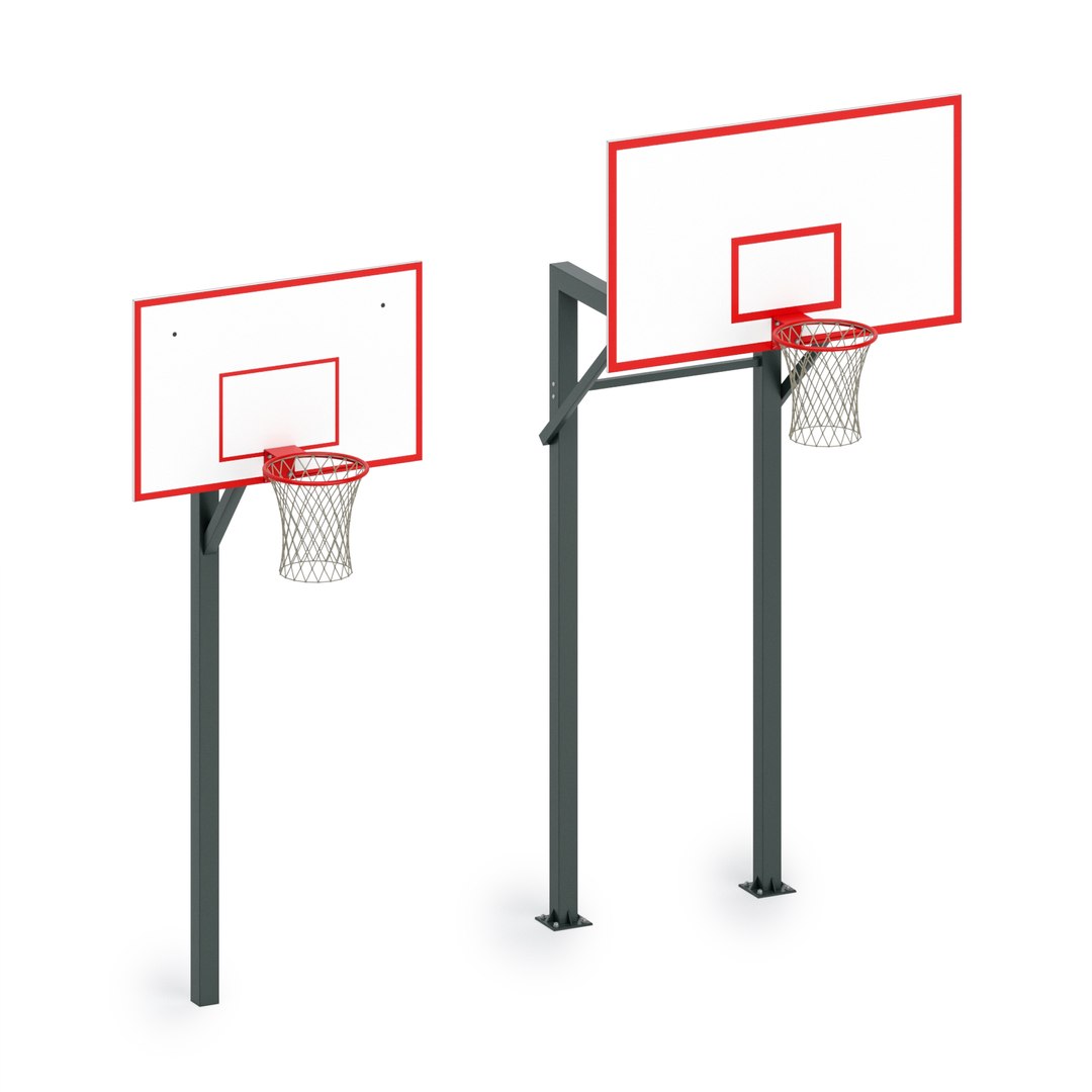 Basketball Hoops 3D Model - TurboSquid 1587894