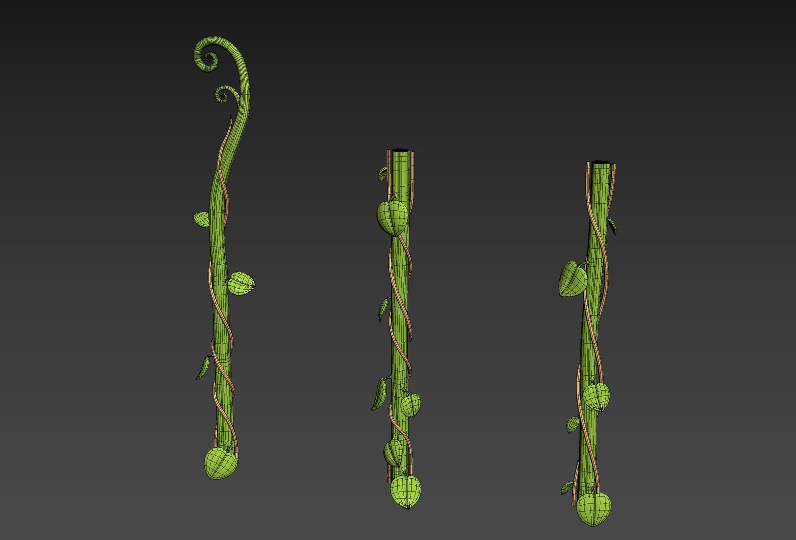 Prop306 Modular Vine Model - TurboSquid 2255960