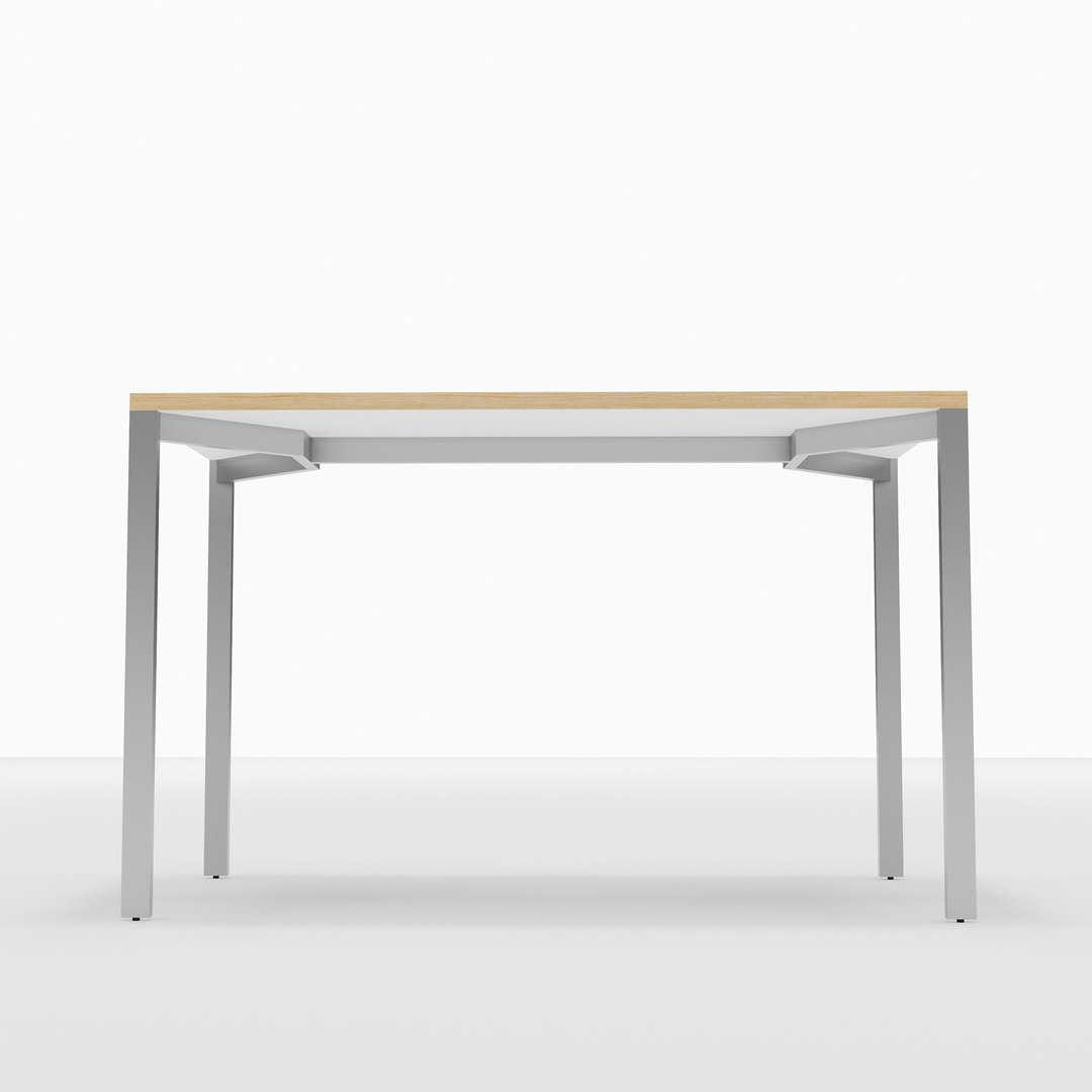Low Poly Minimalist Work Table 600 X 1200 Mm 3D - TurboSquid 1974846