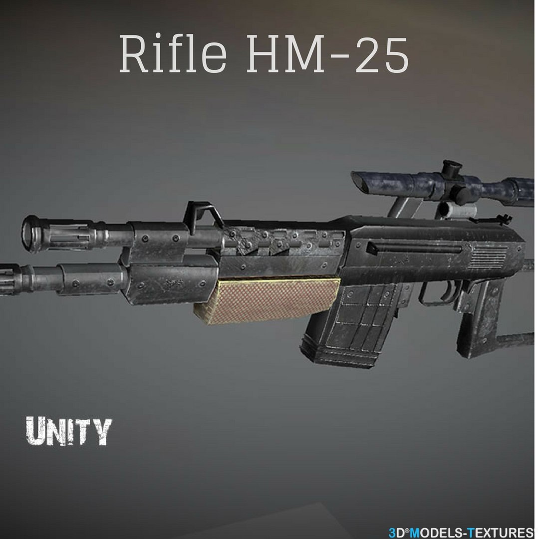 3D Rifle Hm-25 - TurboSquid 1212018