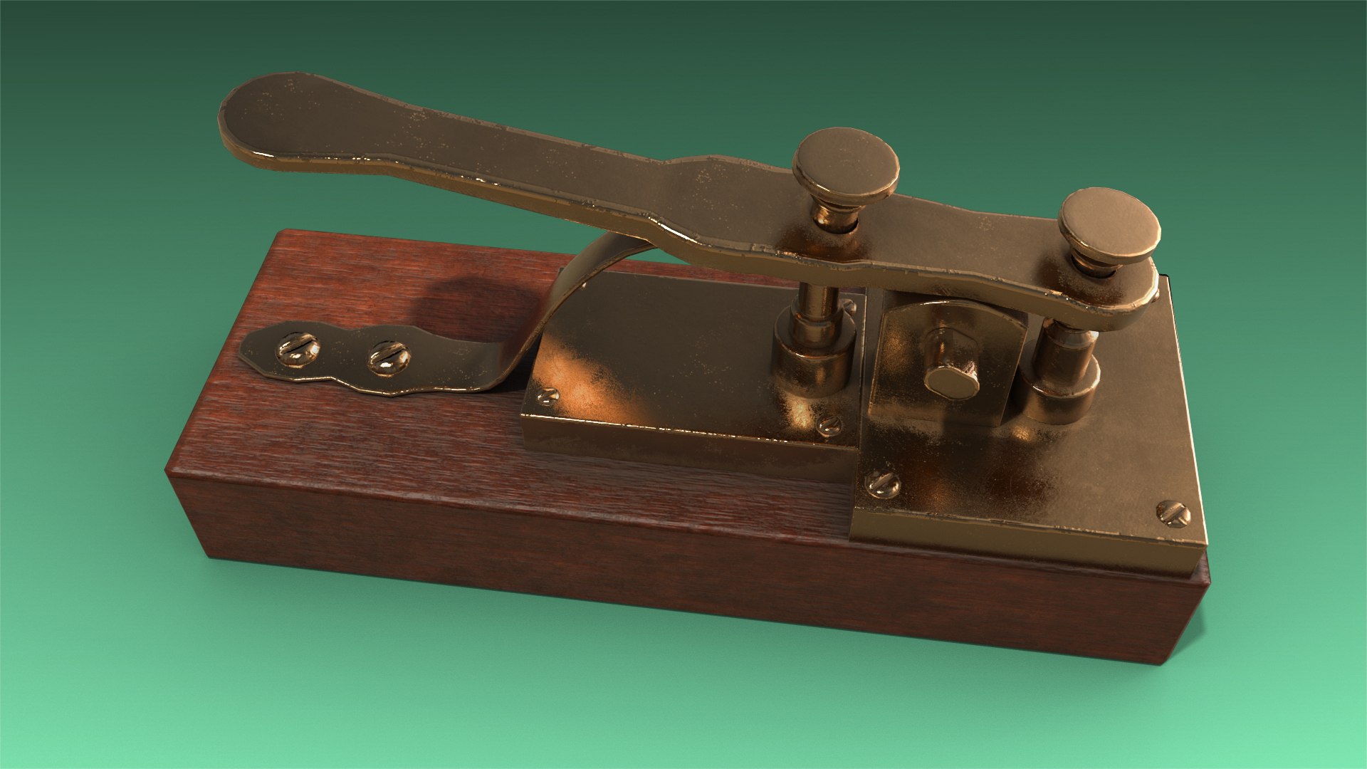 Low-poly Telegraph 3D Model - TurboSquid 1658471