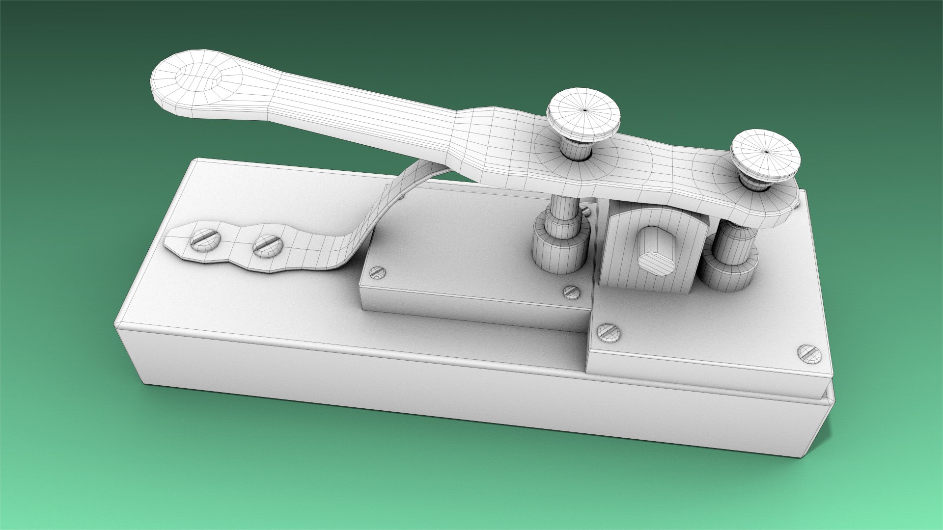 Low-poly Telegraph 3D Model - TurboSquid 1658471