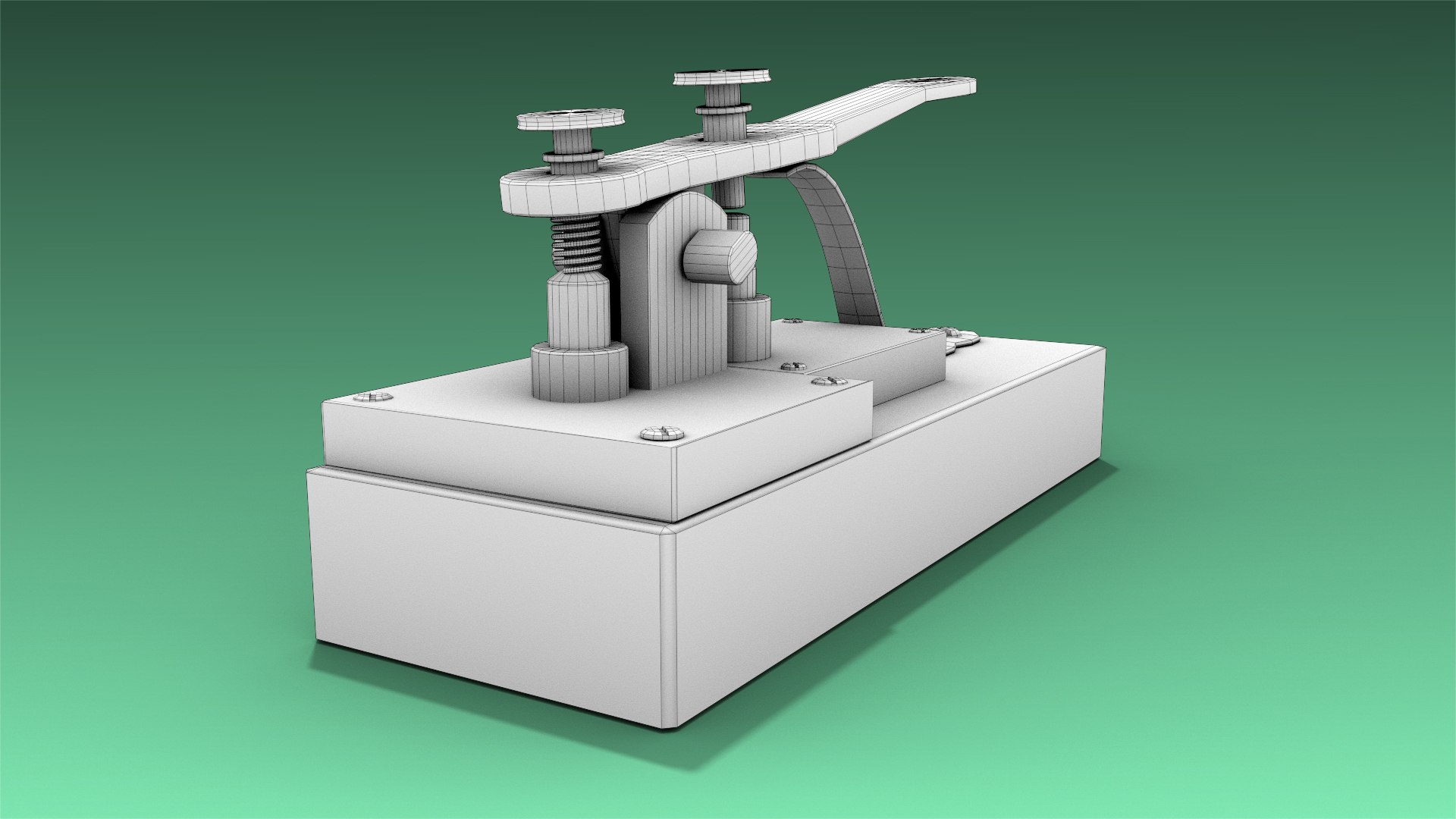 Low-poly Telegraph 3D Model - TurboSquid 1658471