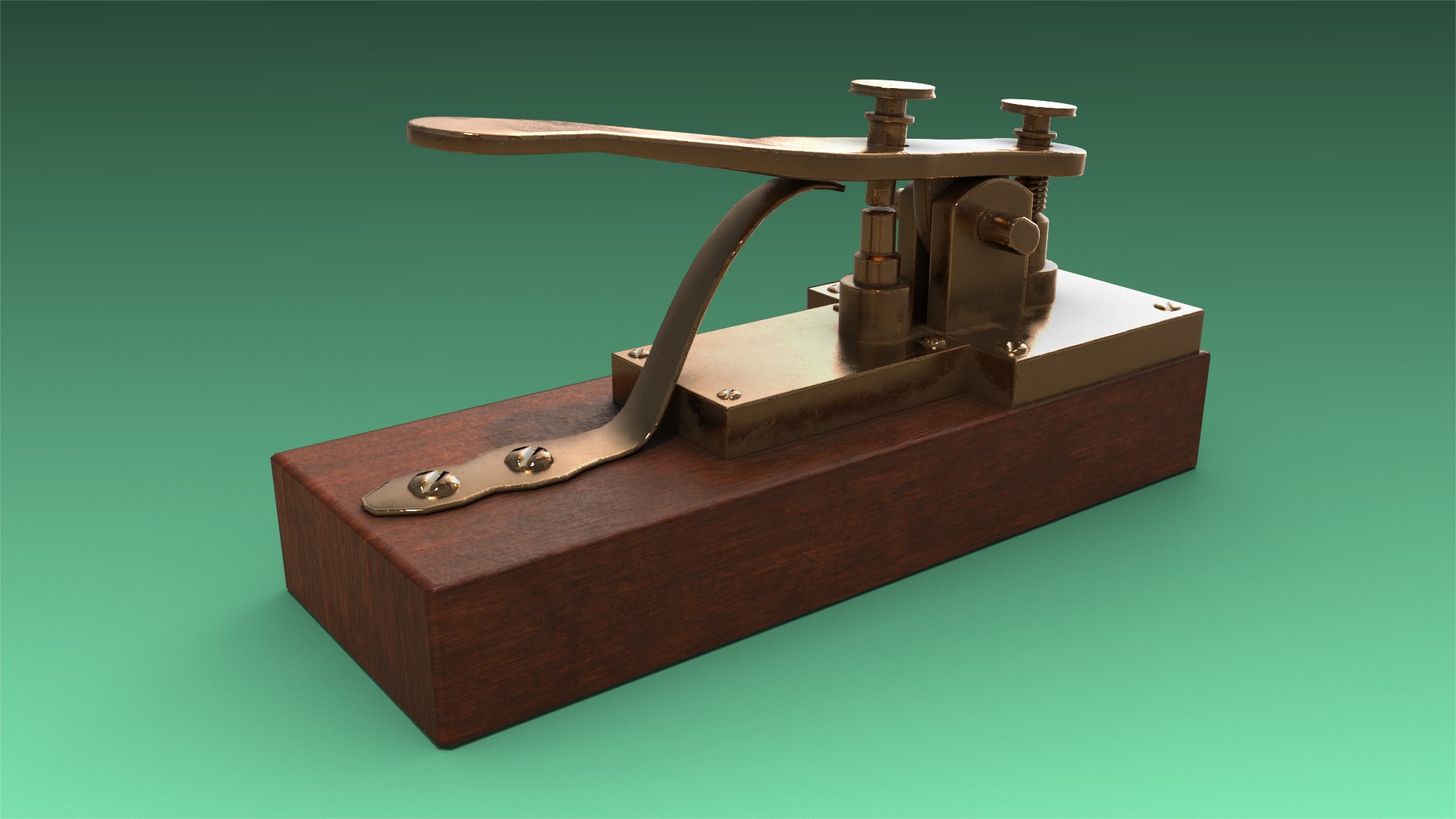 Low-poly Telegraph 3D Model - TurboSquid 1658471