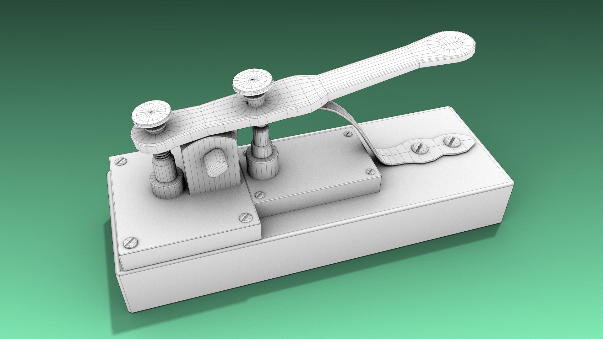 Low-poly Telegraph 3D Model - TurboSquid 1658471