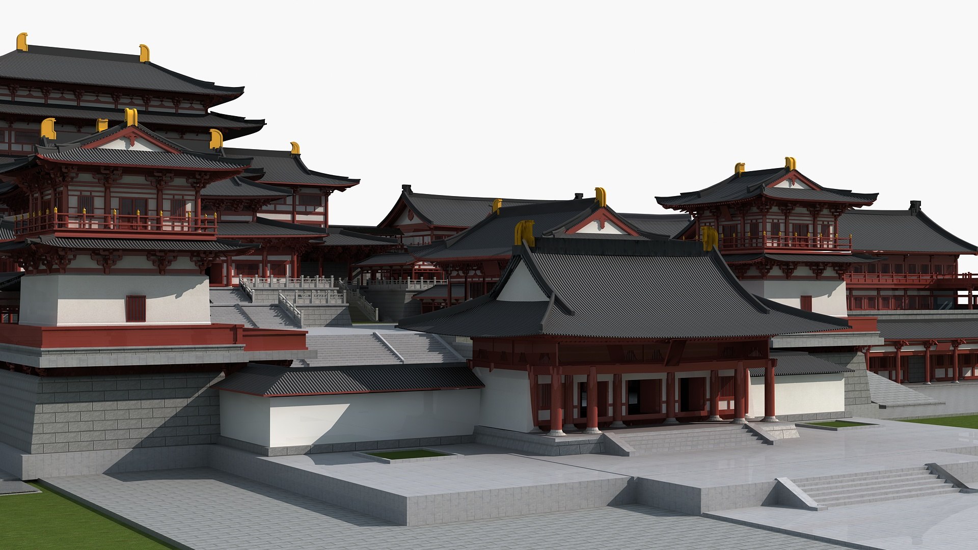 Chinese Ancient Palace 3 3D Model - TurboSquid 1855619