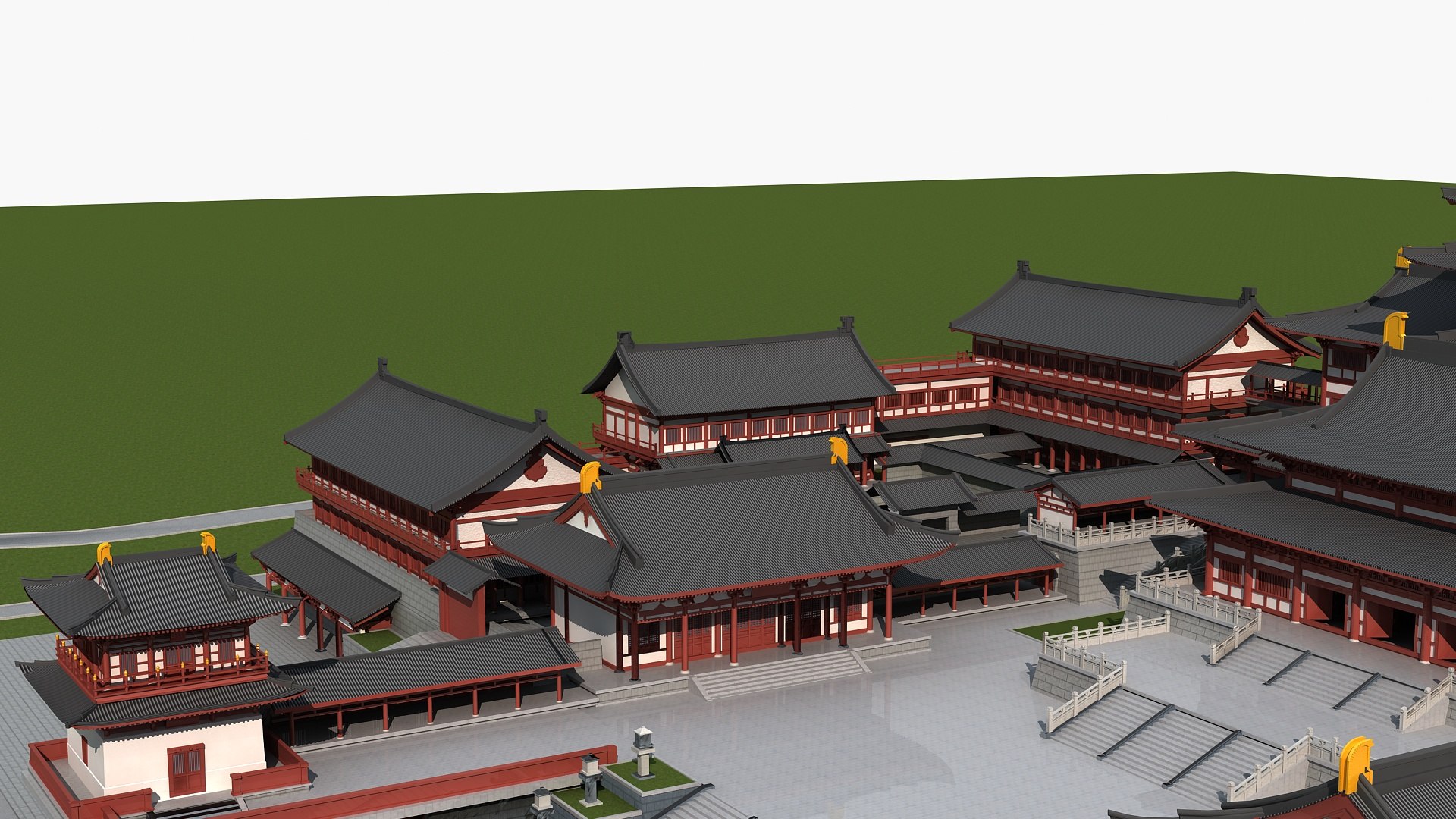 Chinese Ancient Palace 3 3D Model - TurboSquid 1855619