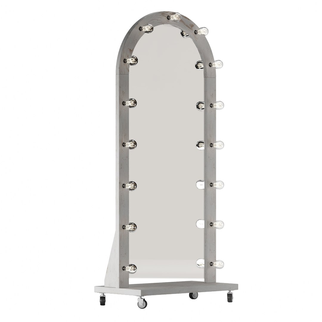 Mobile Mirror With Light Model - TurboSquid 2102019