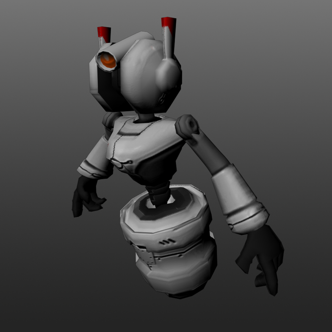 robot character obj