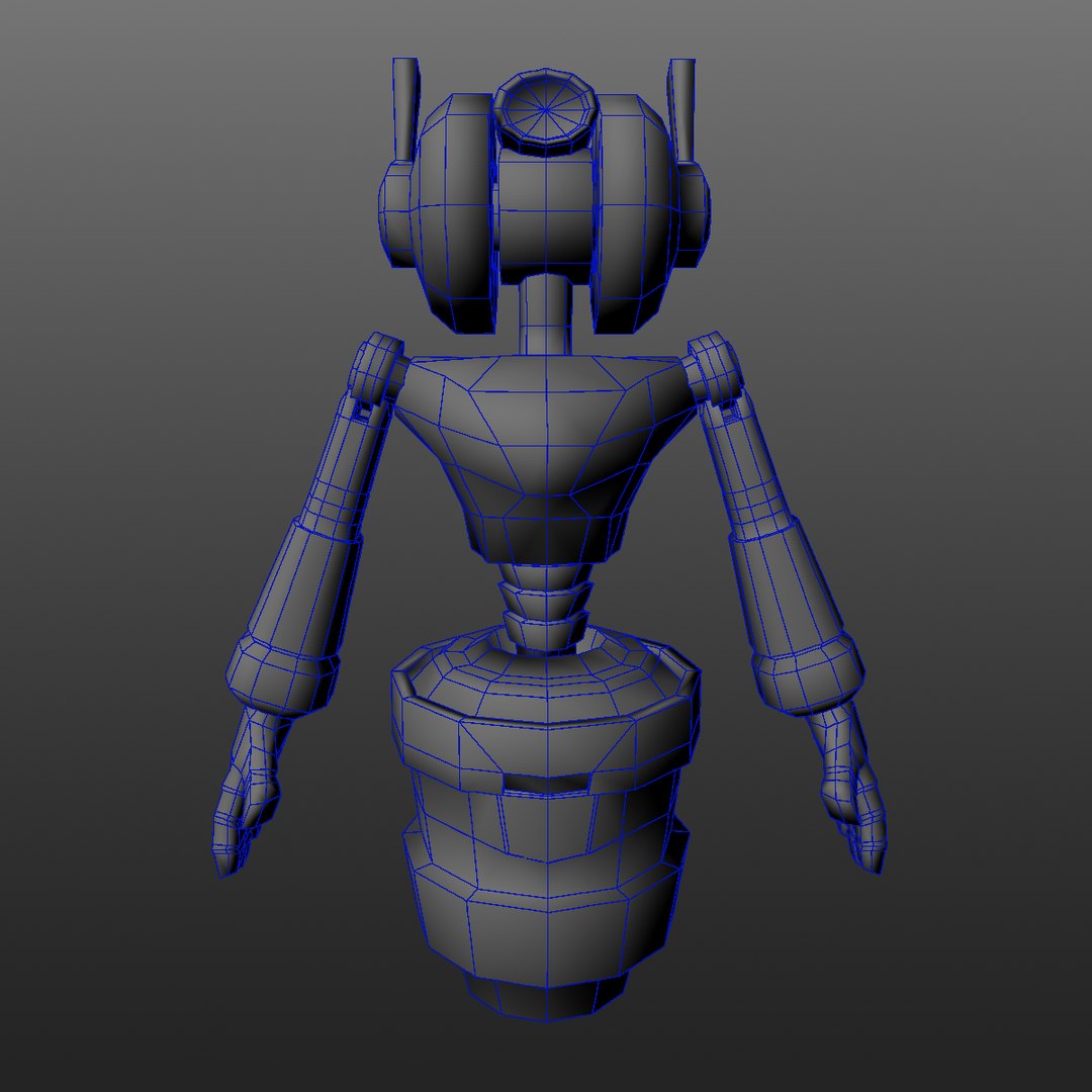 Robot Character Obj