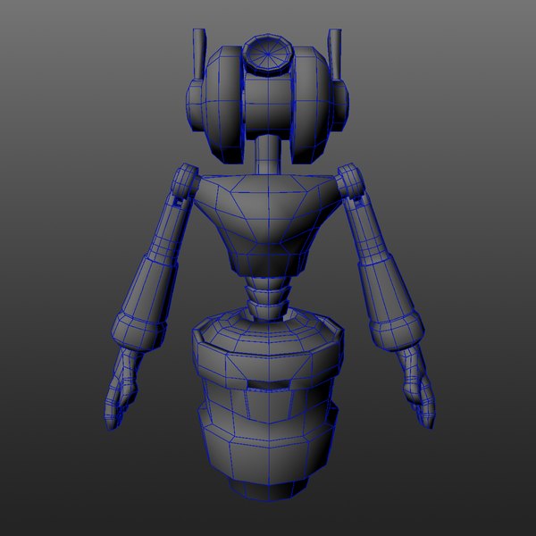 robot character obj