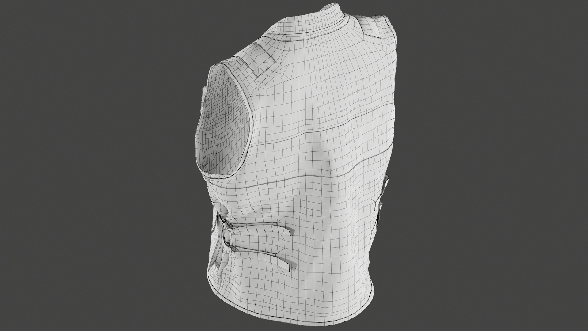 3D vest clothing model - TurboSquid 1681453