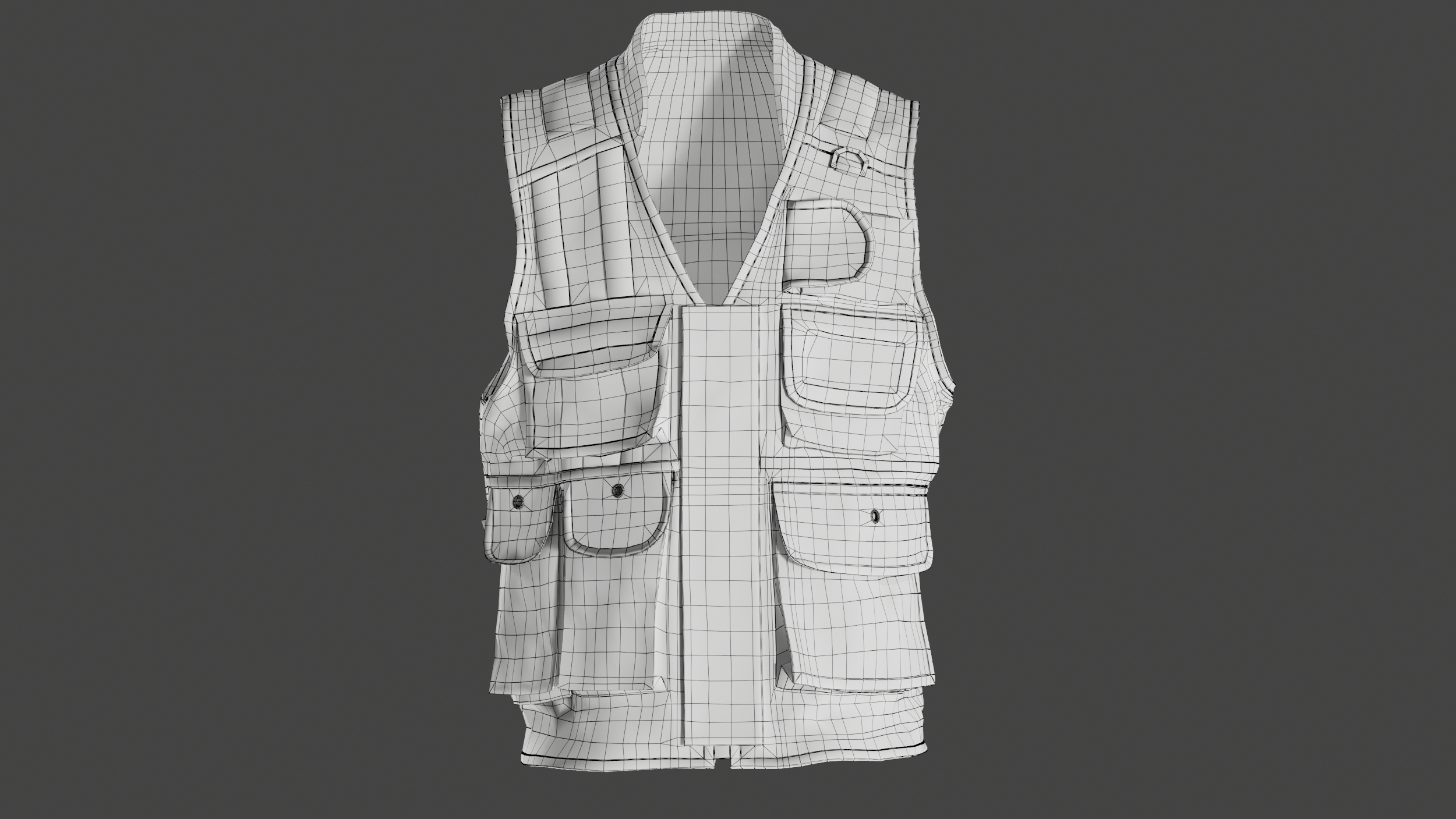 3D vest clothing model - TurboSquid 1681453