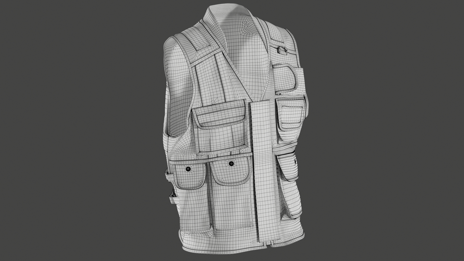 3D vest clothing model - TurboSquid 1681453