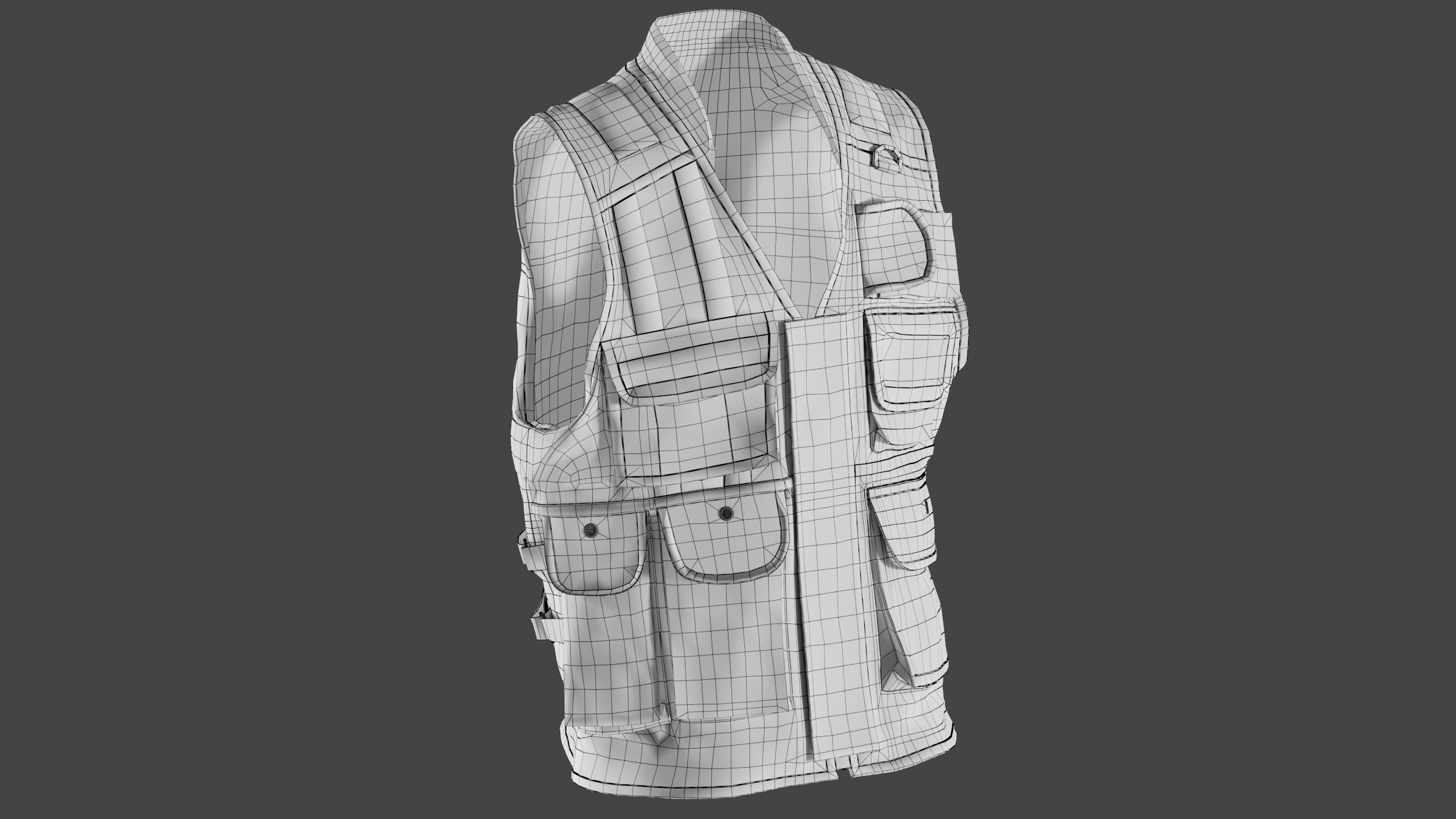 3D vest clothing model - TurboSquid 1681453