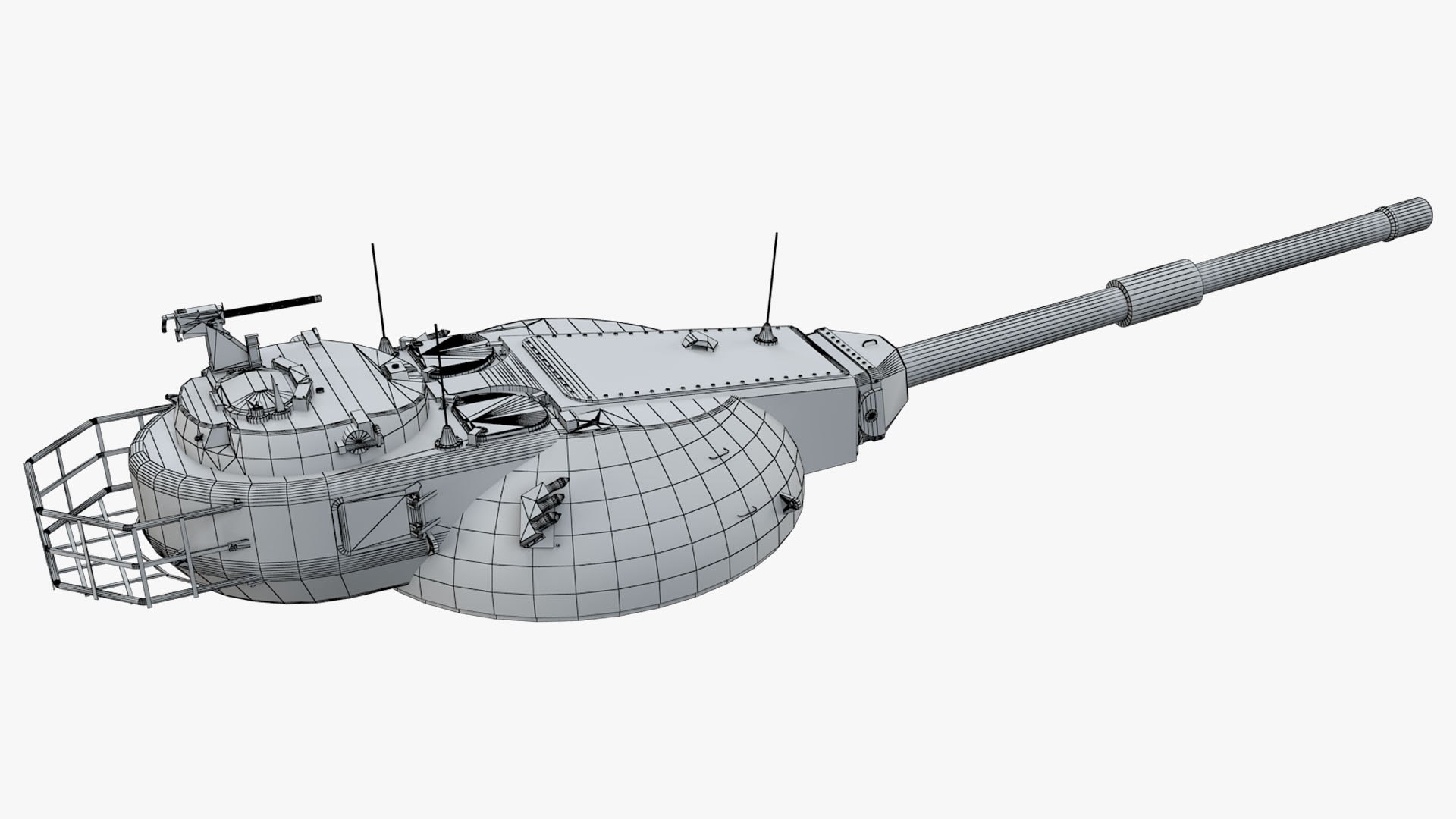 3D tank turret 3 - TurboSquid 1509939