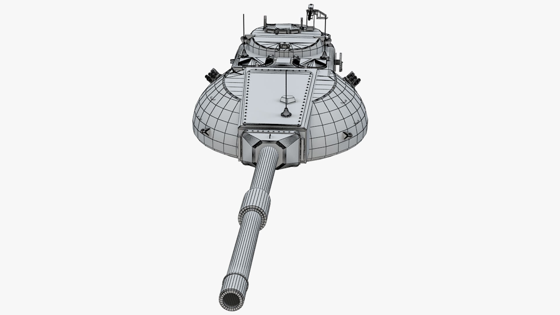 3D tank turret 3 - TurboSquid 1509939