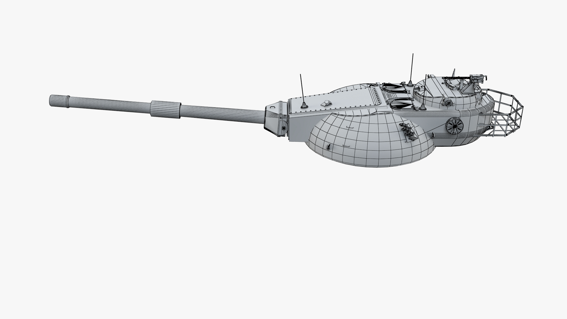 3D tank turret 3 - TurboSquid 1509939