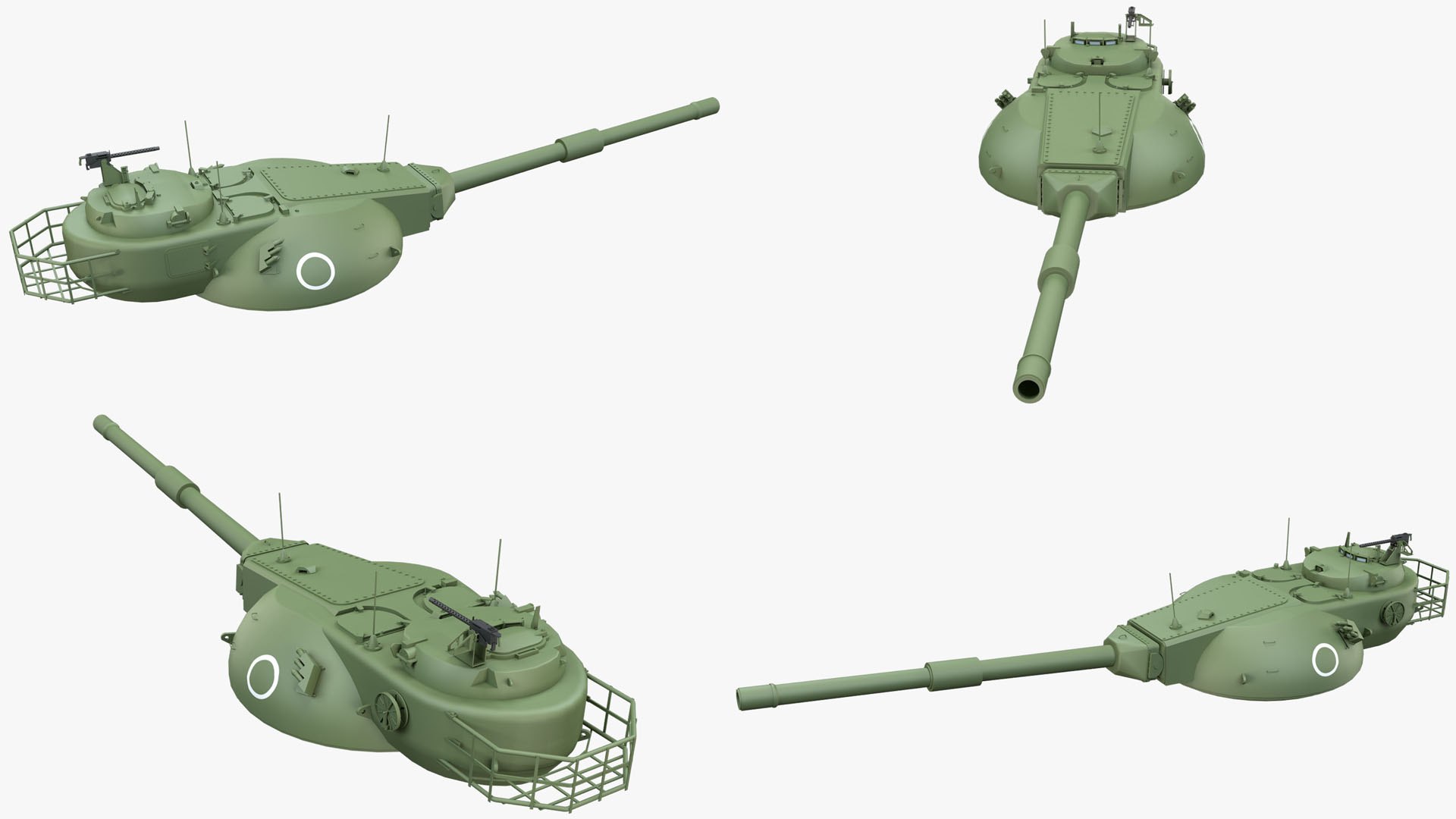 3D tank turret 3 - TurboSquid 1509939