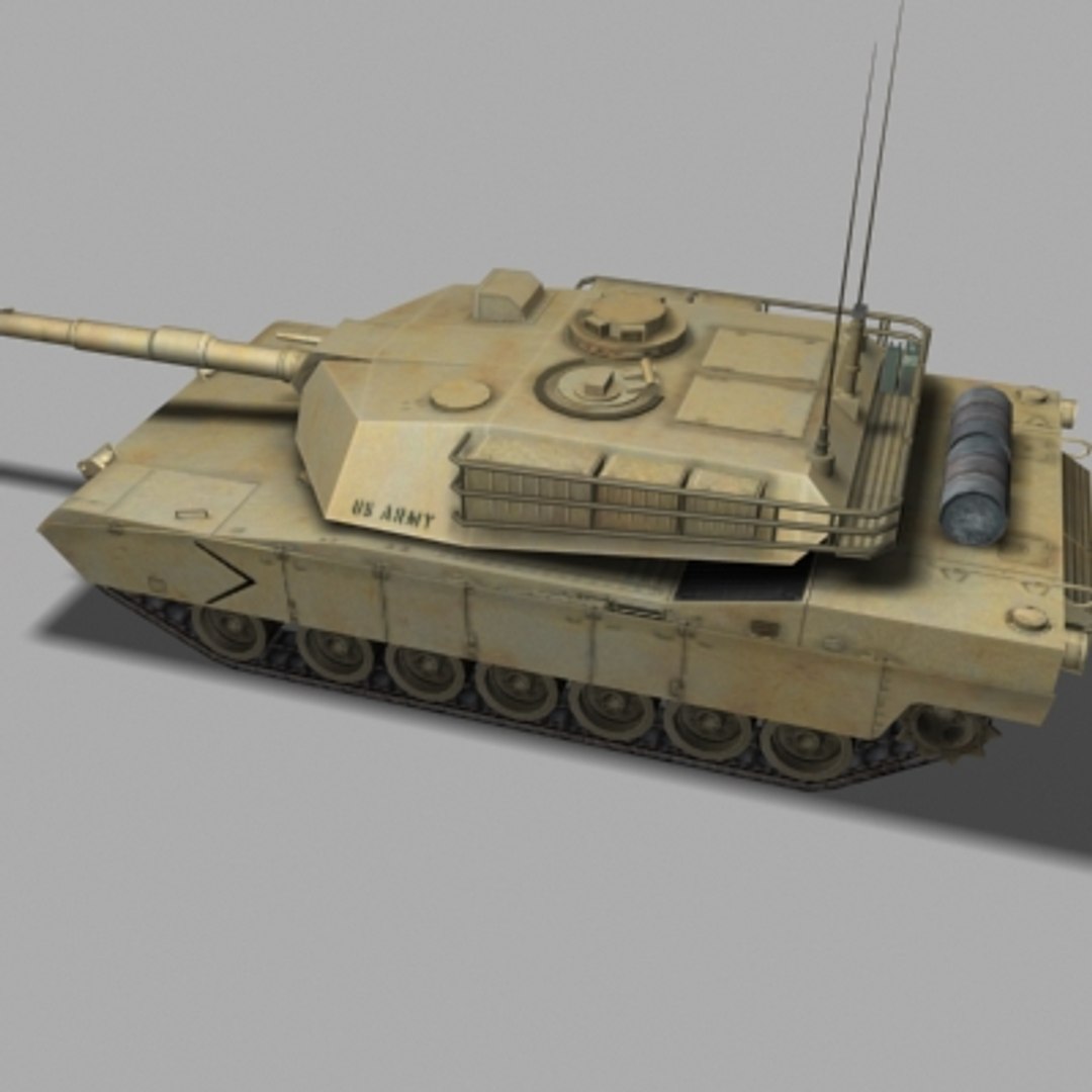 Abrams Tank 3d Model