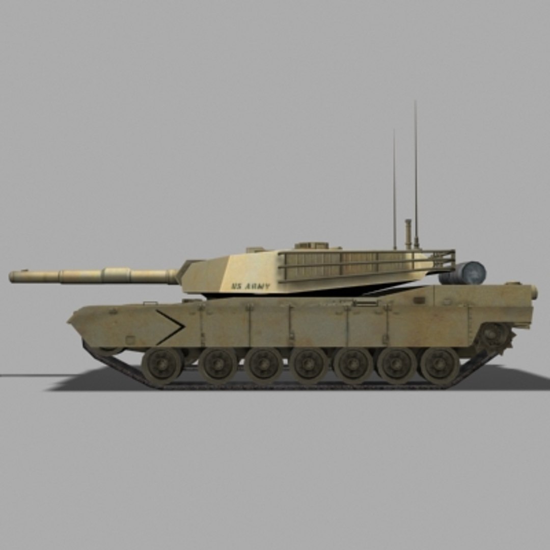 Abrams Tank 3d Model
