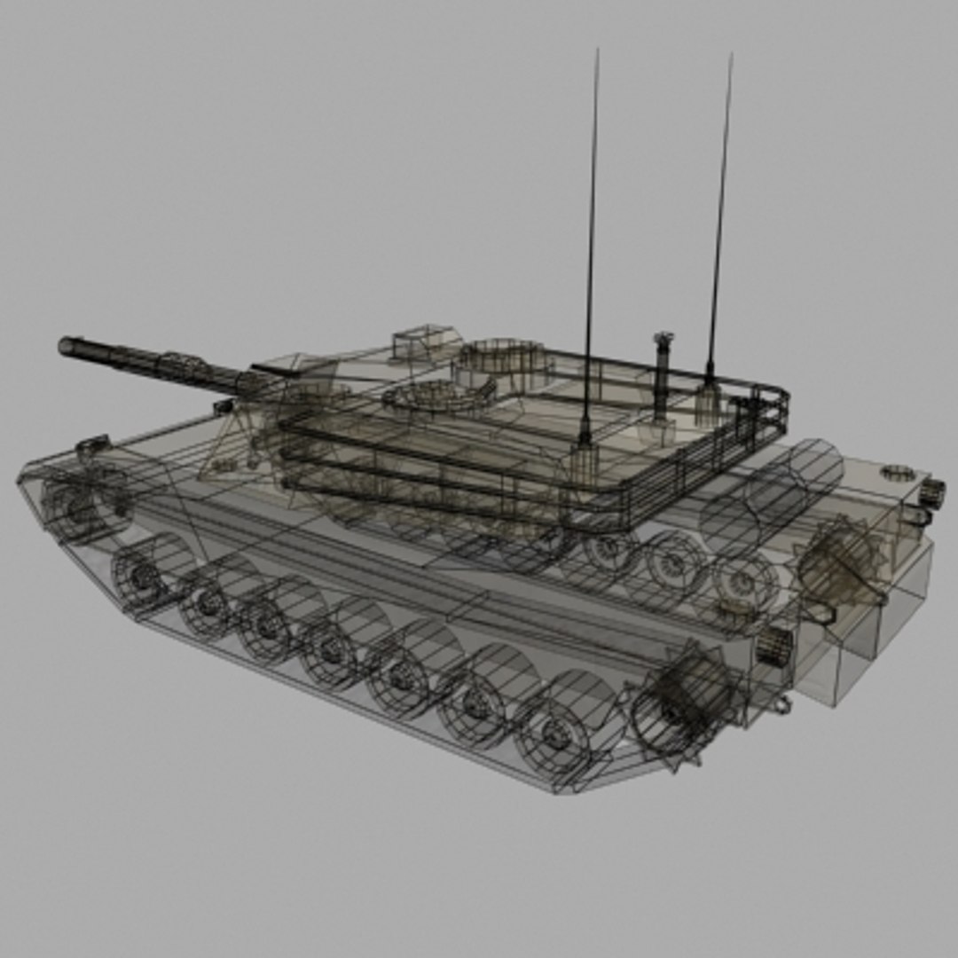 Abrams Tank 3d Model