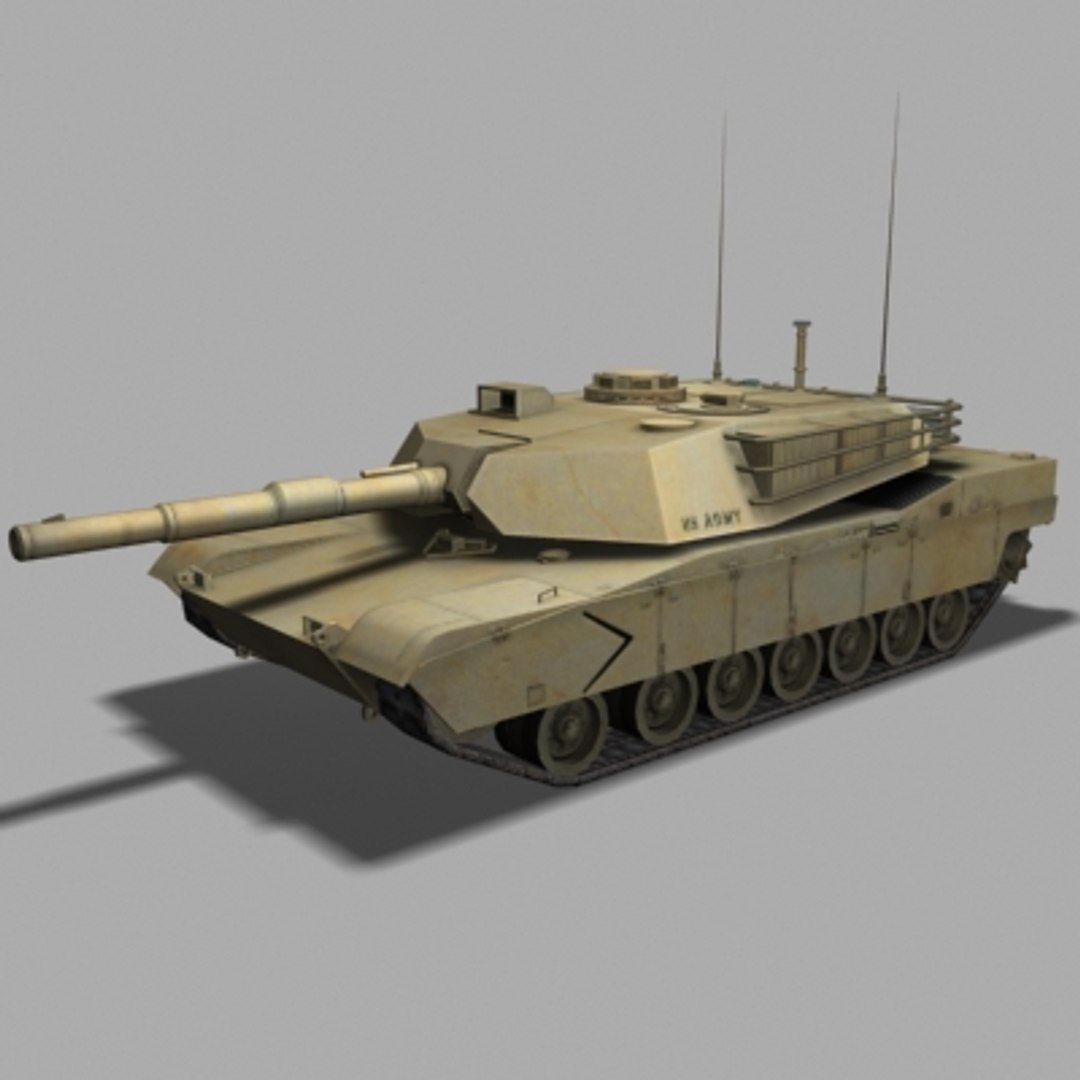 Abrams Tank 3d Model