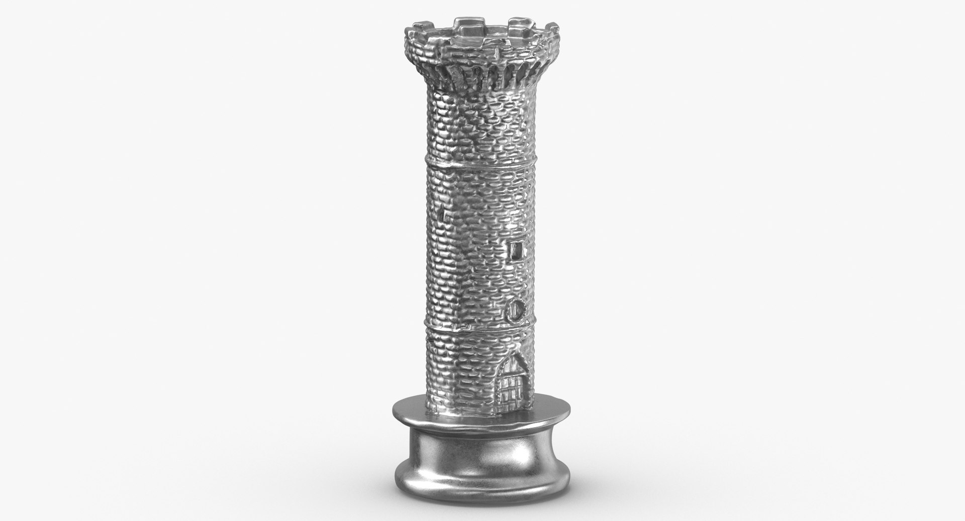 3D Chess Piece 01 Rook - TurboSquid 1598578