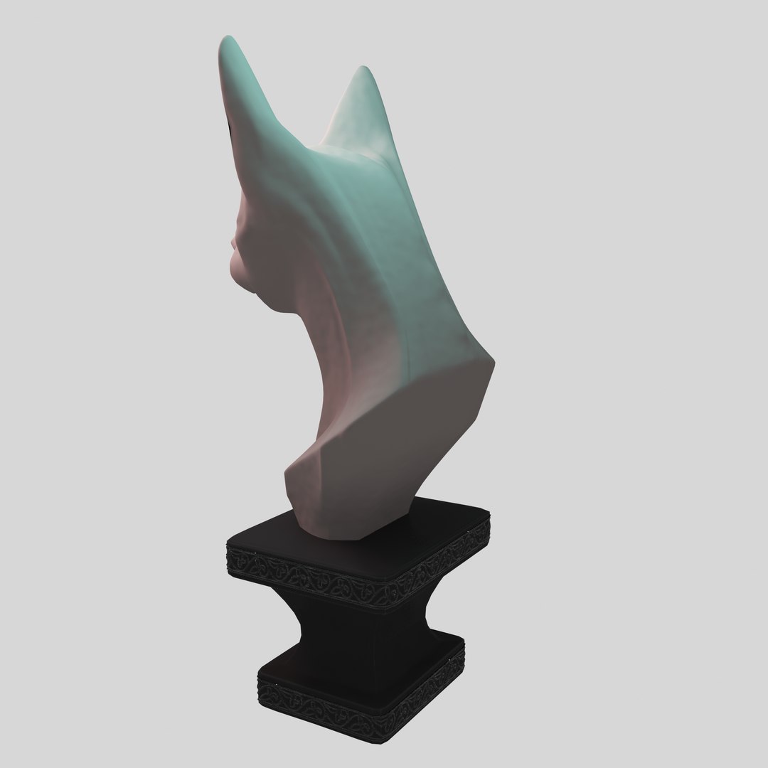 3d Sculpture Bastet Model