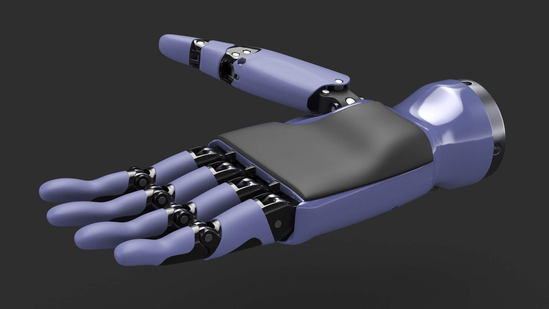 3D Right Dexterous Robot Hand Rigged - TurboSquid 2329729