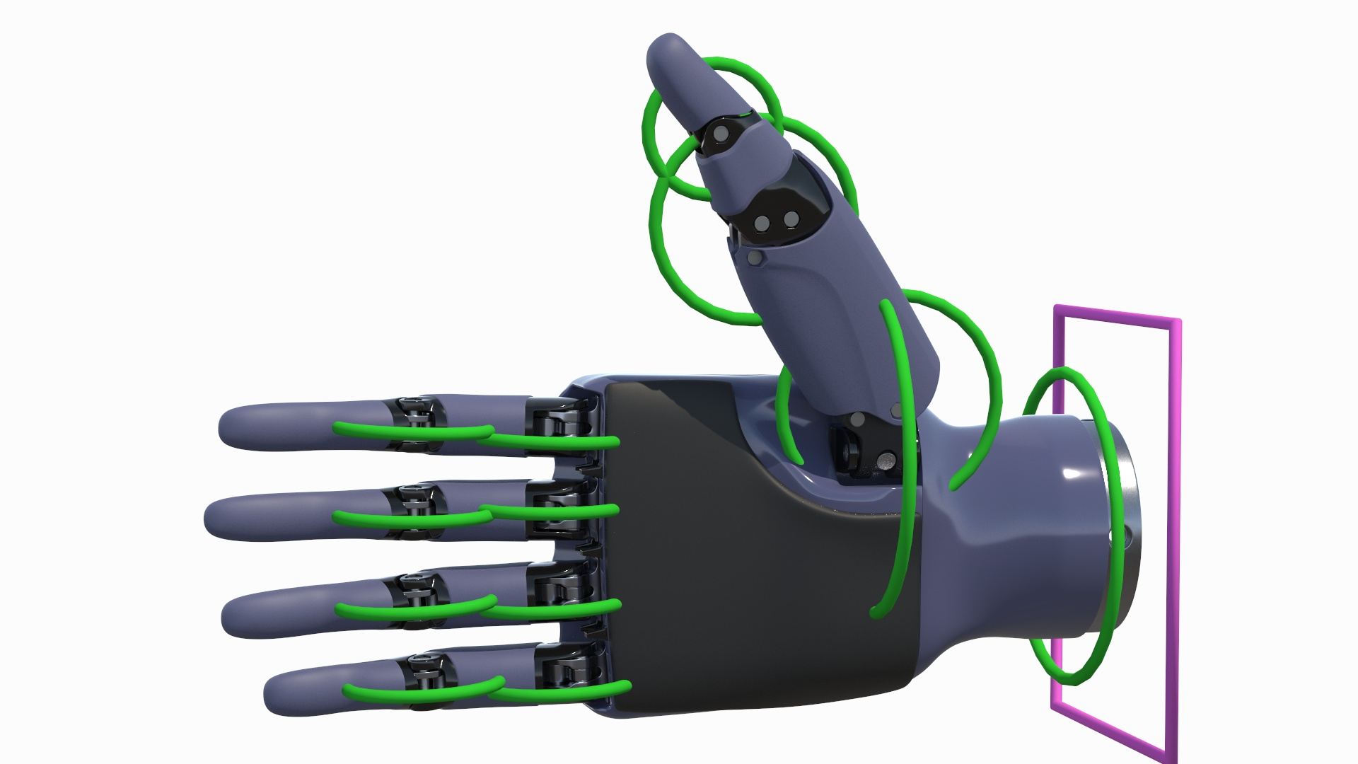3D Right Dexterous Robot Hand Rigged - TurboSquid 2329729