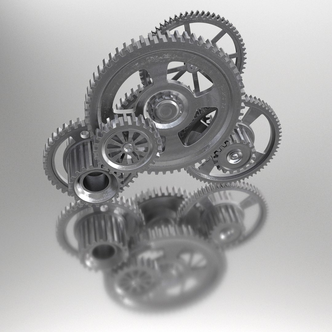 3D Model Metal Gear Mechanism Rigged - TurboSquid 1290301
