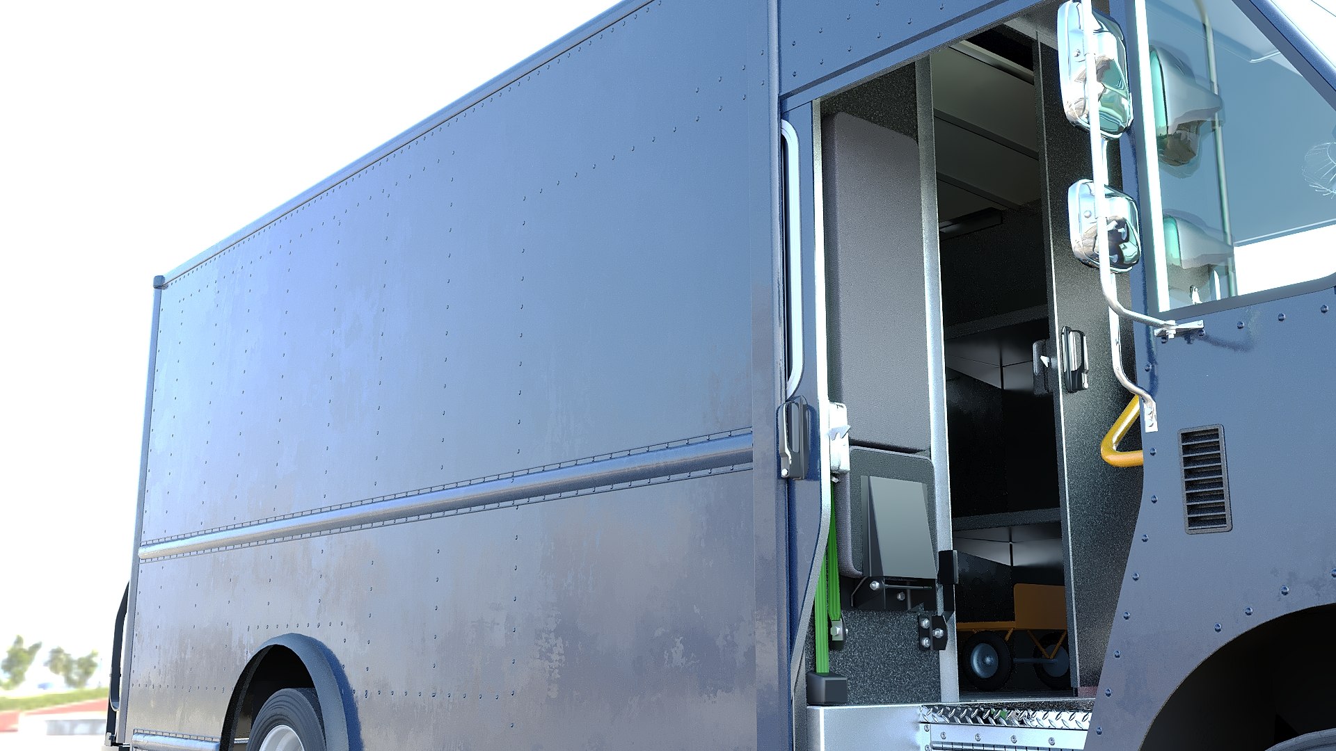 Step Van with Interior 3D - TurboSquid 2070894