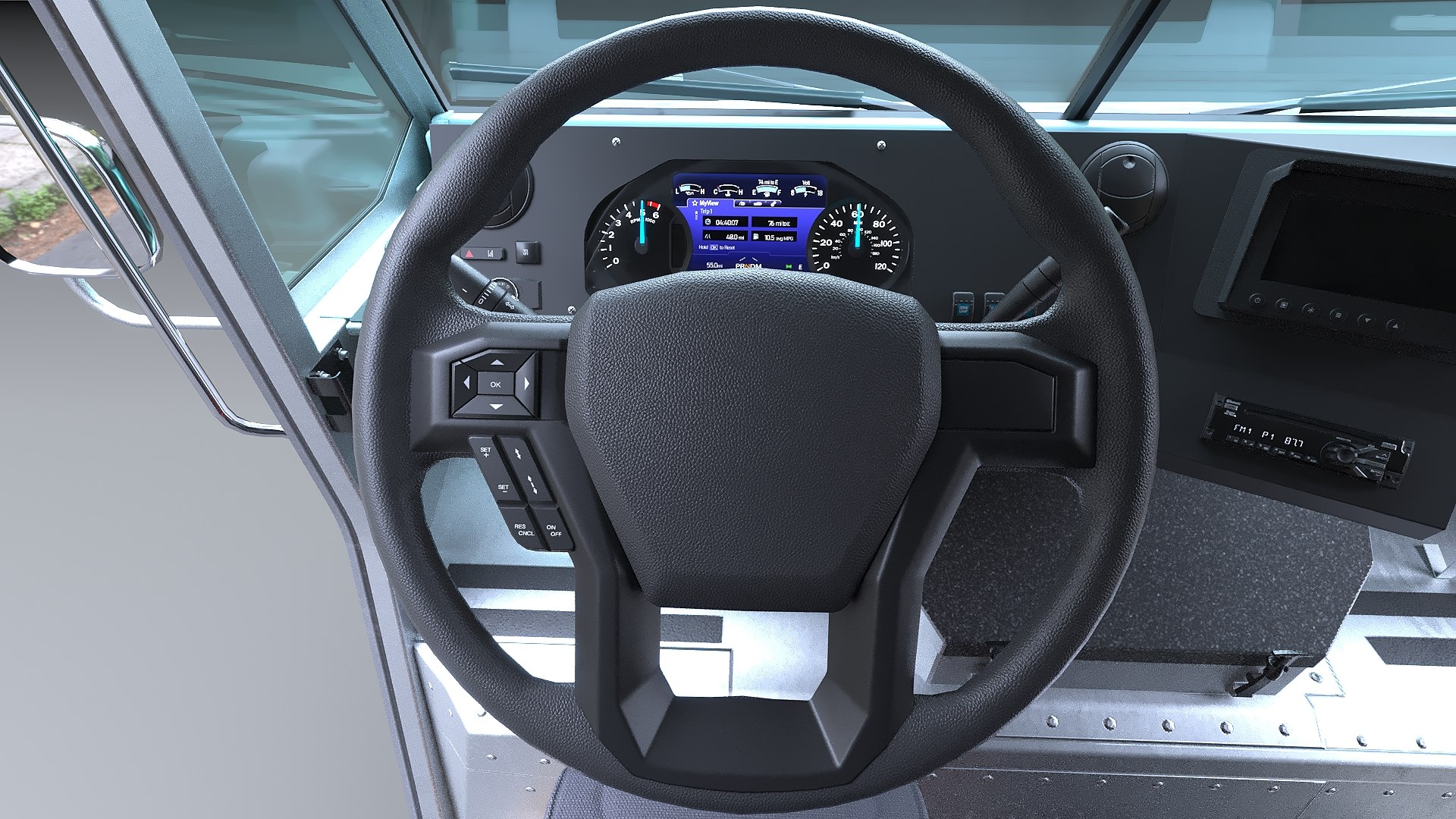 Step Van with Interior 3D - TurboSquid 2070894