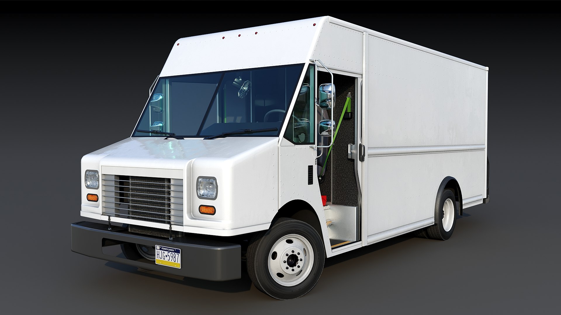 Step Van with Interior 3D - TurboSquid 2070894