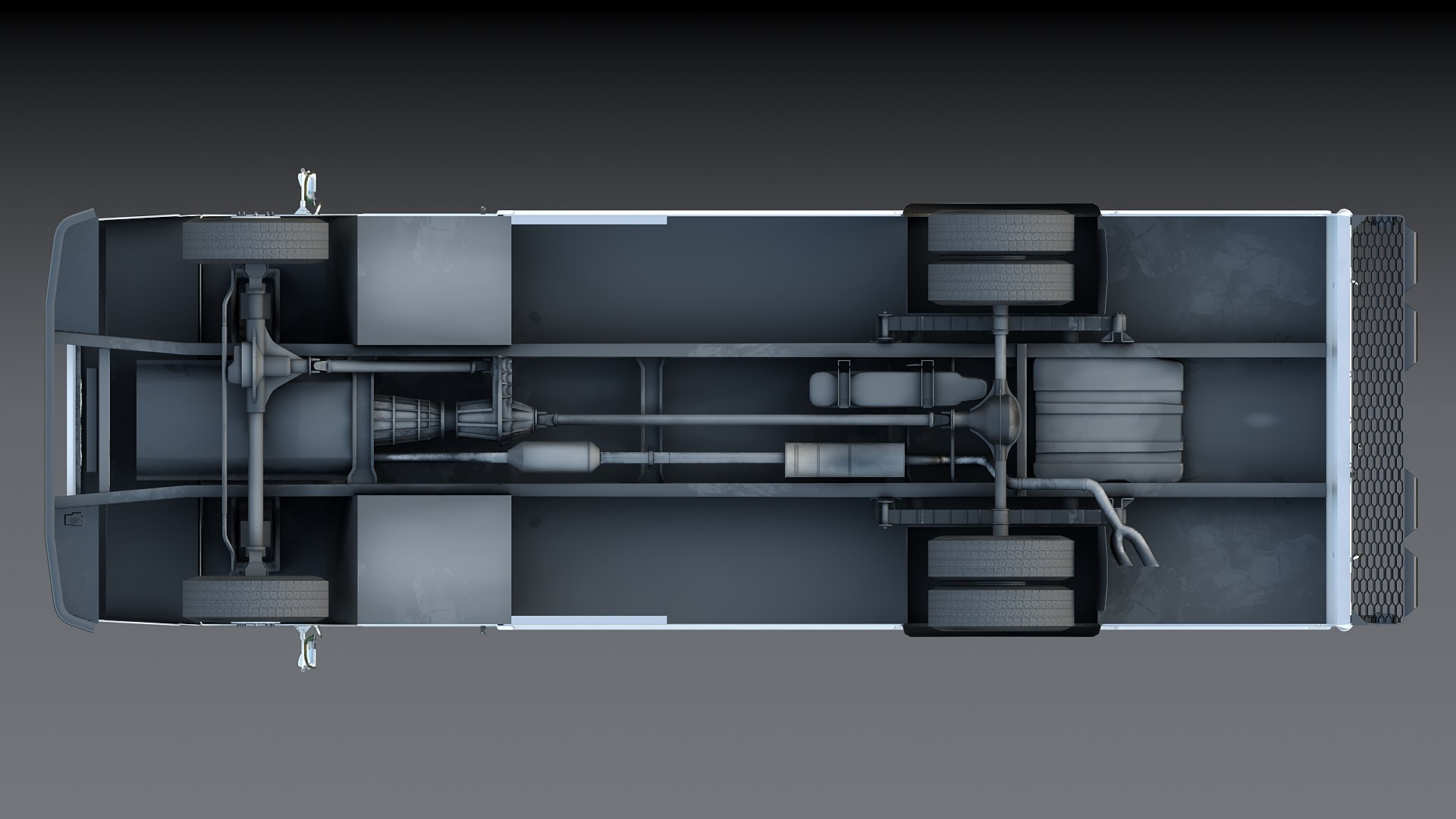 Step Van with Interior 3D - TurboSquid 2070894