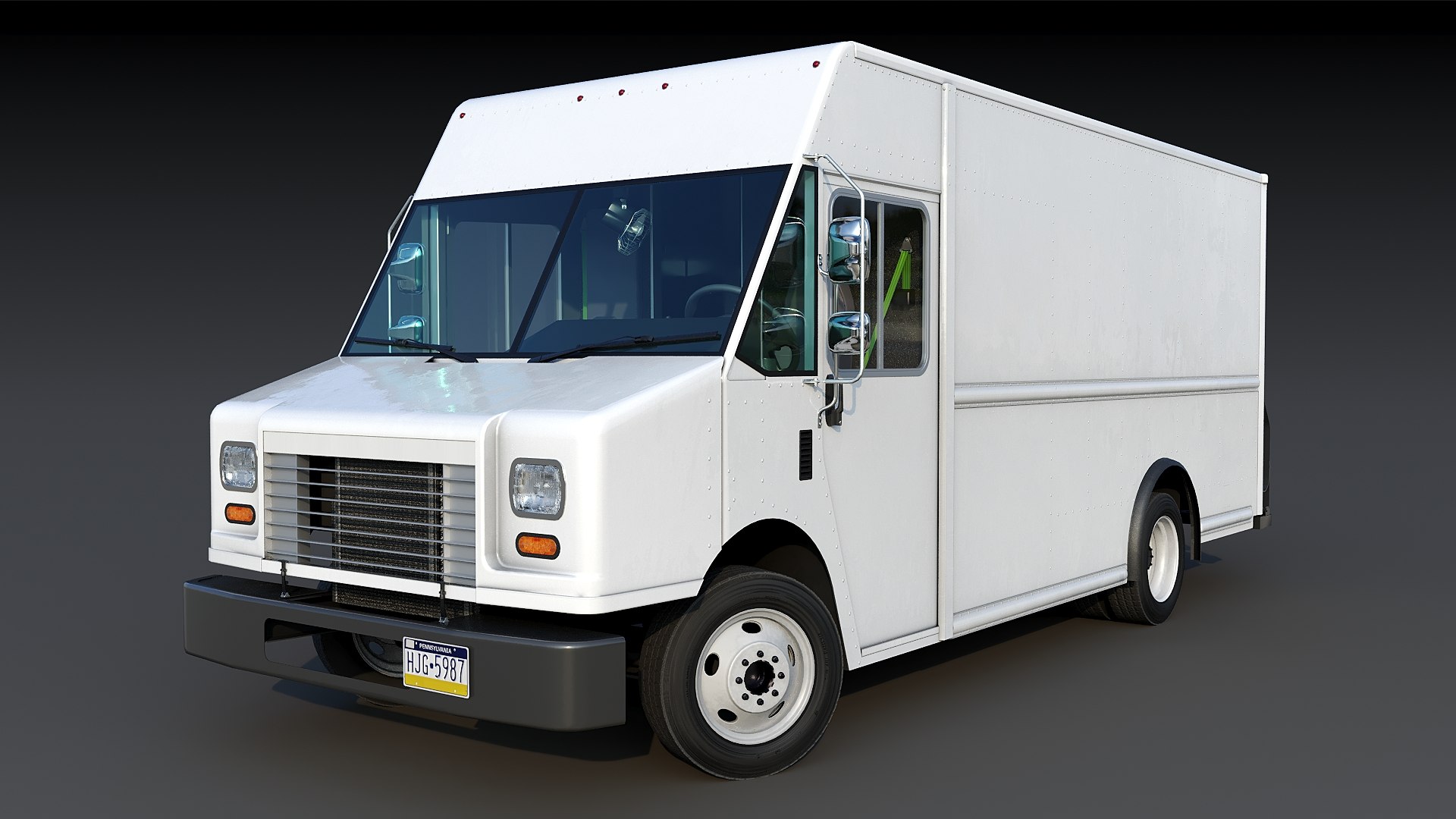 Step Van with Interior 3D - TurboSquid 2070894