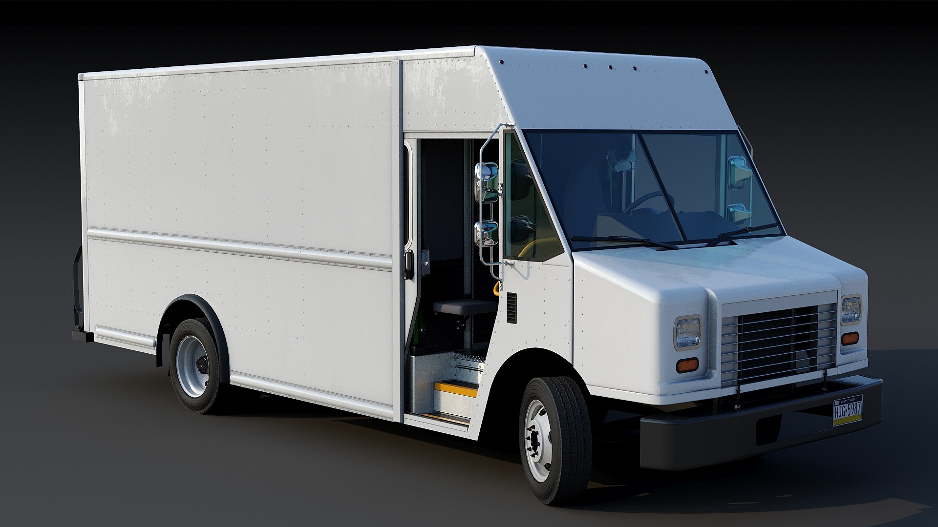 Step Van with Interior 3D - TurboSquid 2070894