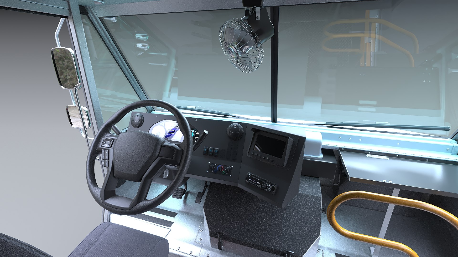 Step Van with Interior 3D - TurboSquid 2070894
